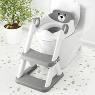 Mommy's Helper Padded Potty Seat with built in ladder non-slip step ...