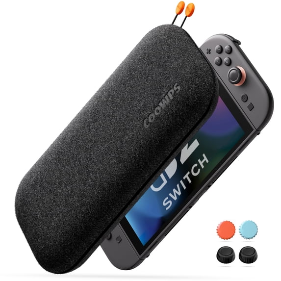 COOWPS Switch 2 Case for Nintendo Switch 2 (2025), Soft Lining Travel ...