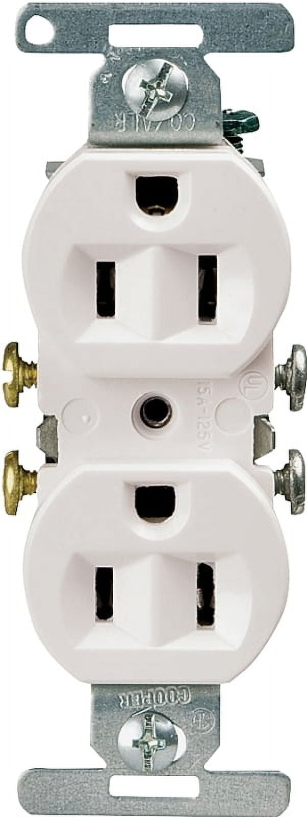 COPAL WHITE DUPLEX RECEPTACLE - Walmart.com