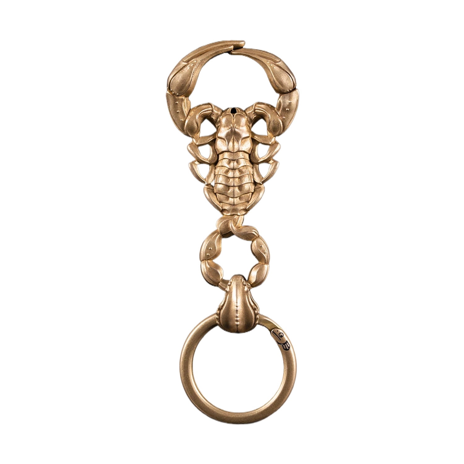 COPPERTIST.WU Brass Scorpion Keychain Animal-Shaped Snap Hook Keychain ...