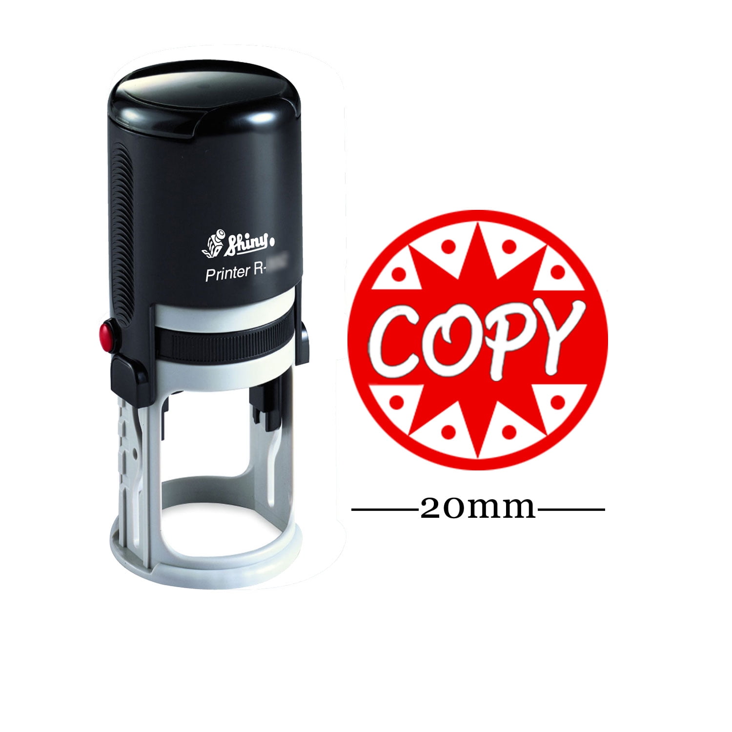 COPY Round Self Inking Office Stationary Stamp Personalized Custom ...