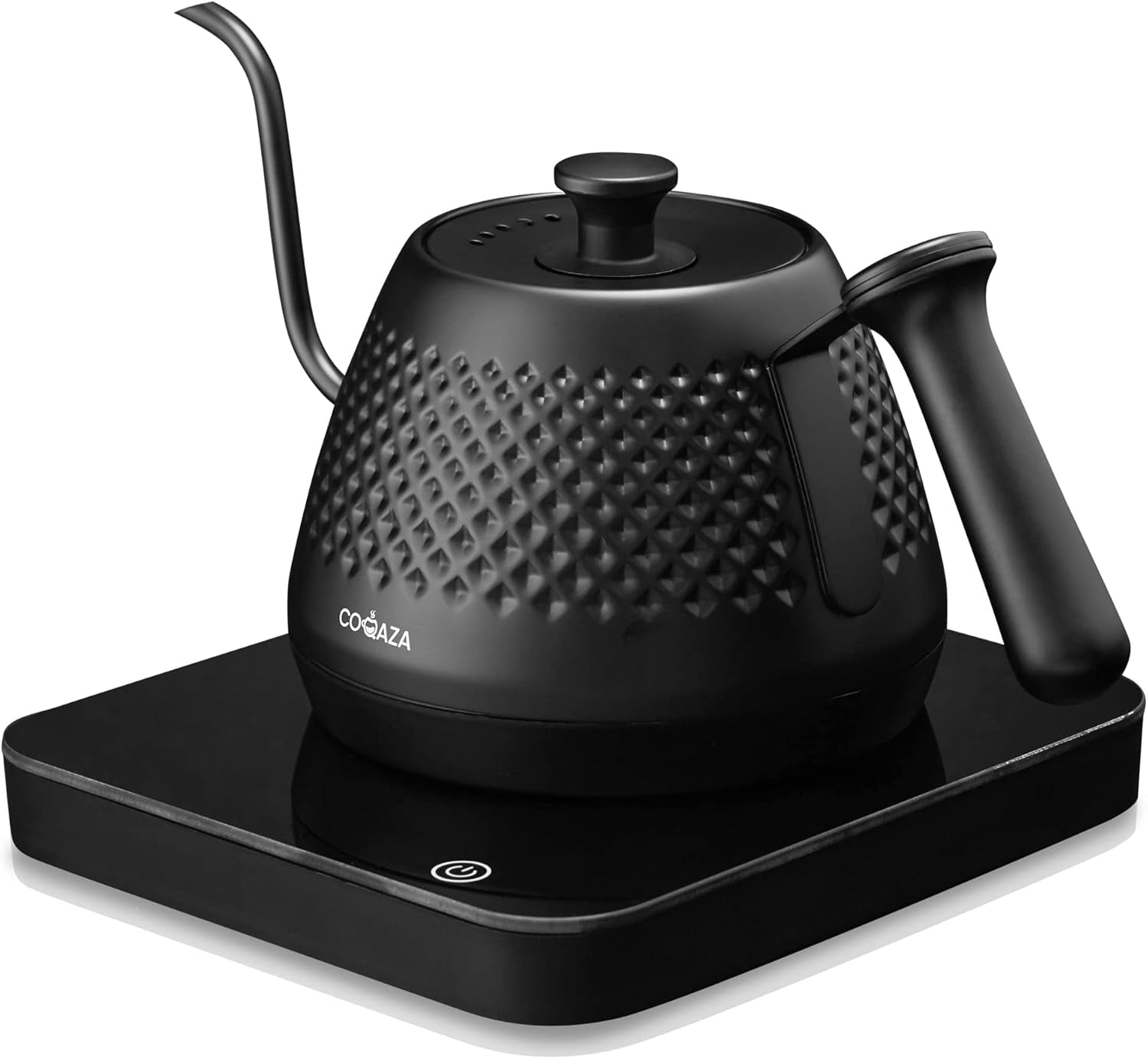 Coqaza Gooseneck Electric Kettle, 0.6L Stainless Steel, Variable Temp ...