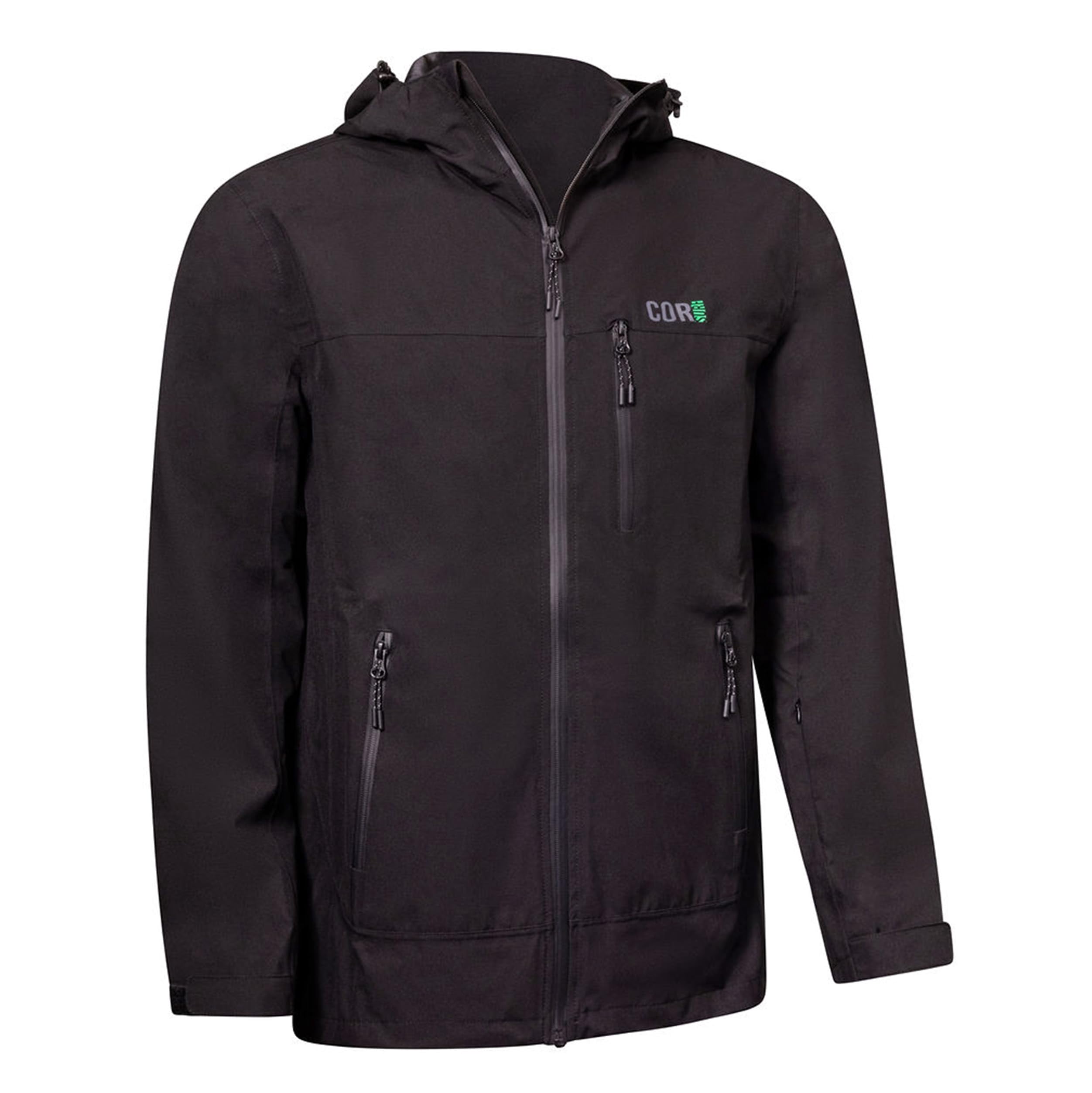 COR Surf Men's Packable Travel Rain Jacket with Secret Pockets and ...