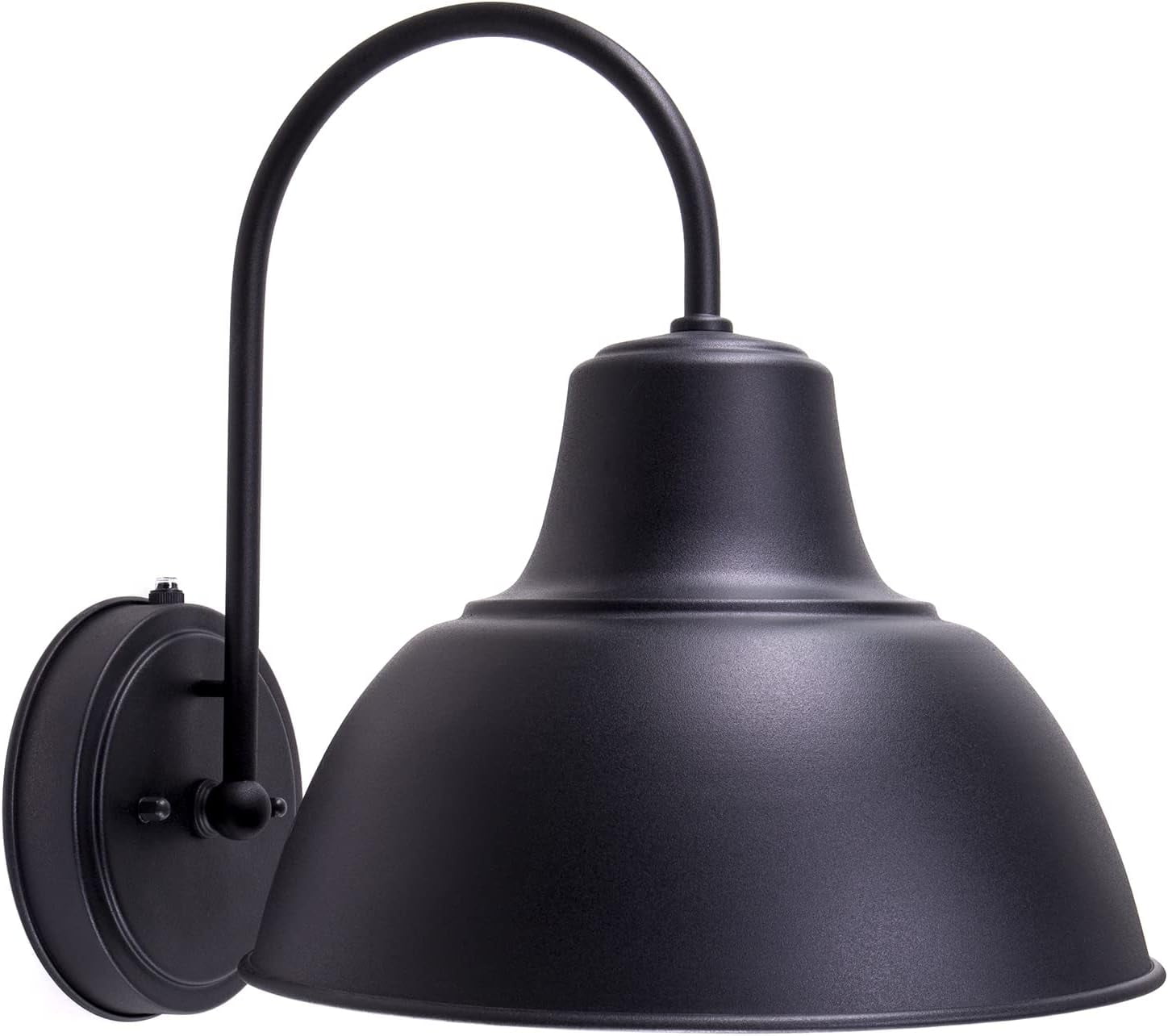 CORAMDEO Oakhouse Dusk to Dawn 11.5” Barn Light, Outdoor Farmhouse Wall ...