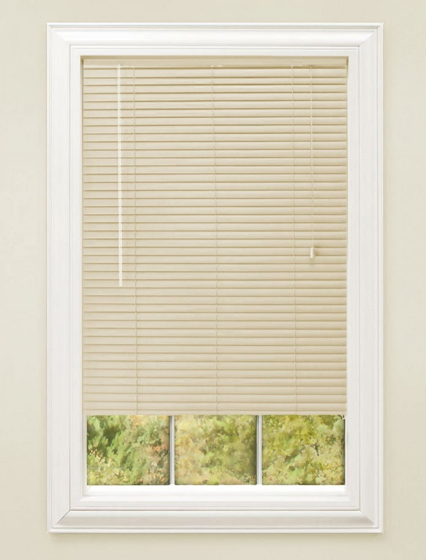 Window Cordless Vinyl Mini Blind Alabaster, 28" X 72 - Walmart.com