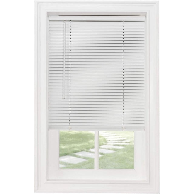 CORDLESS VINYL MINI BLIND WHITE, 33" X 72" - Walmart.com