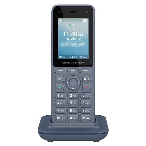 Grandstream, Cordless WiFi IP Phone, WP826, Gray, Large Color Display ...