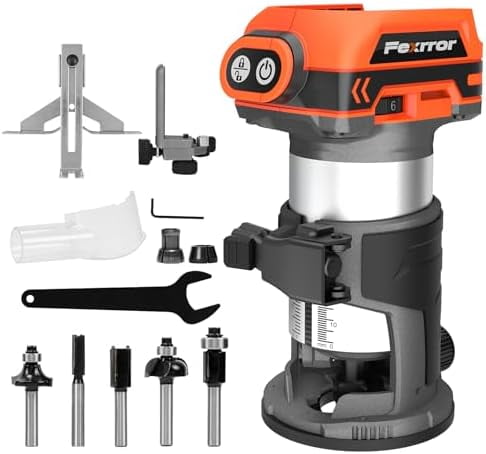 CORDLESS cOMPACT rOUTER FOR mAKITA bATTERY, bRUSHLESS wOOD rOUTER WITH ...