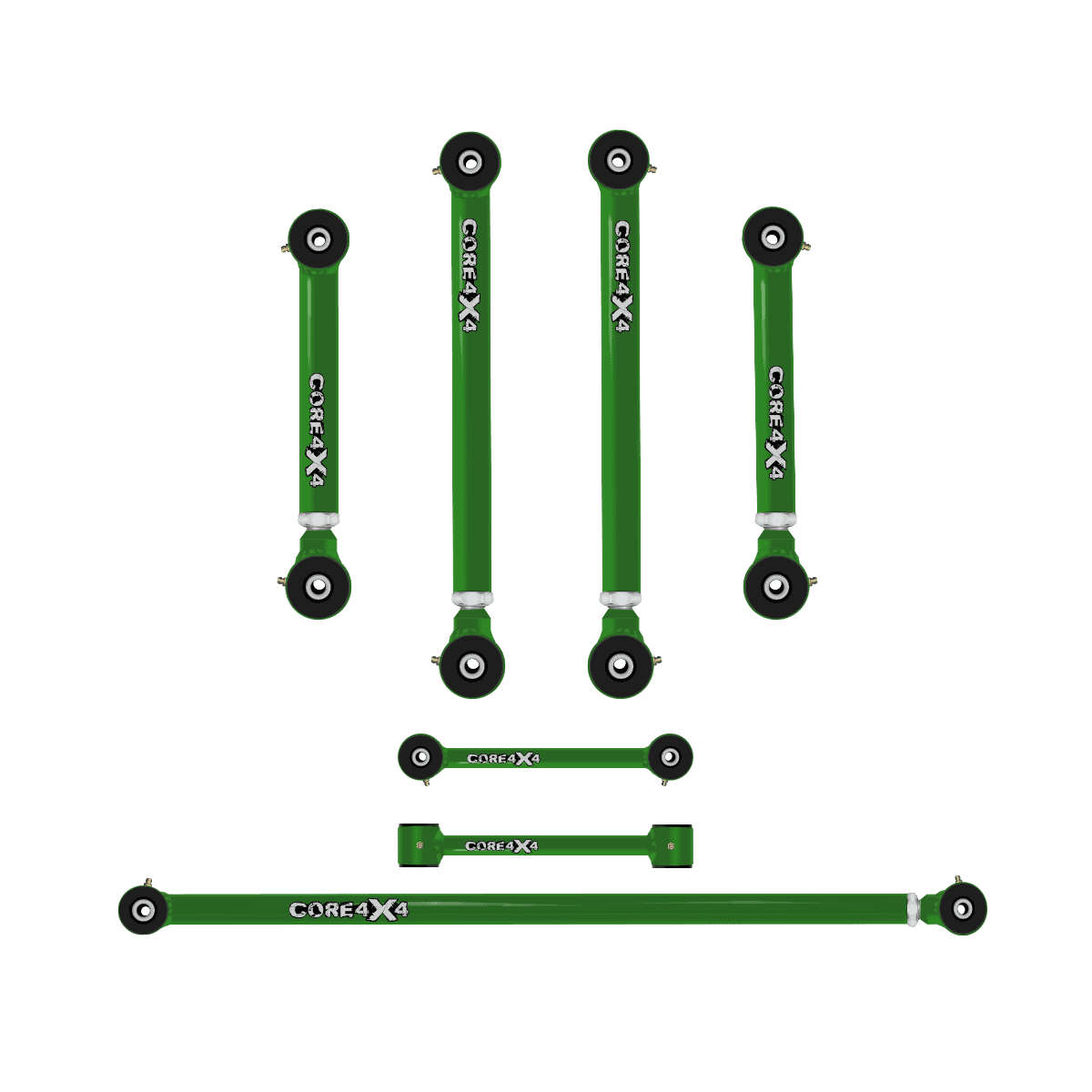CORE 4X4 - 7pc Town Series Rear Adjustable Control Arm, Track Bar, End ...