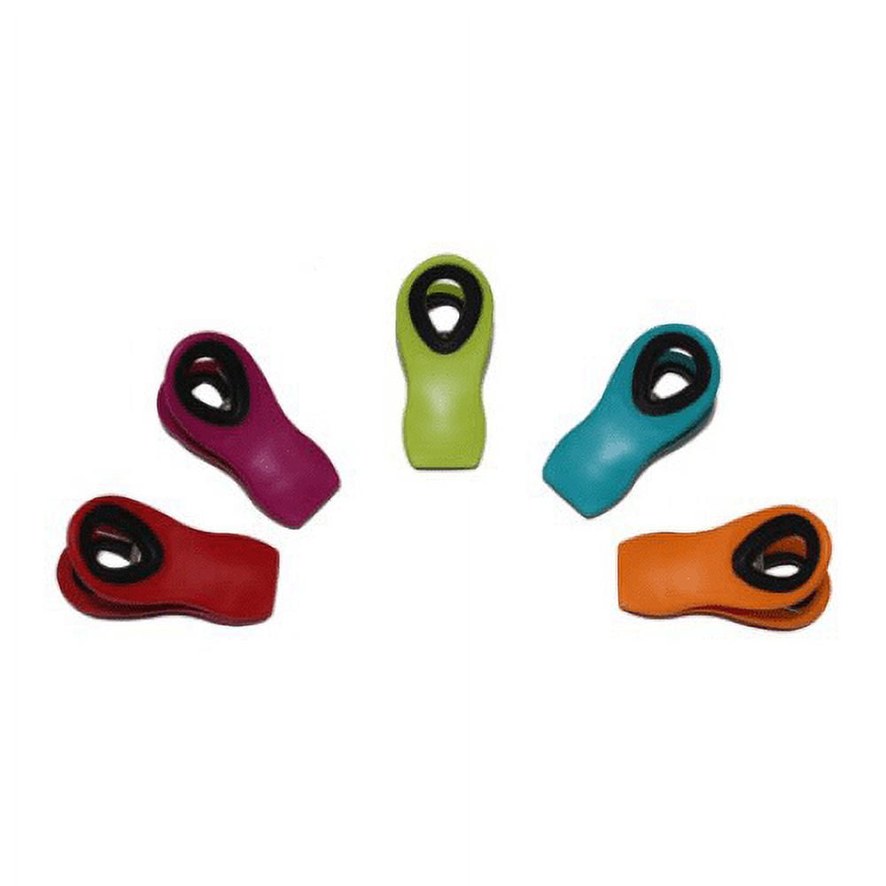 CORE HOME Magnetic Bag Clip Set, Multi-Colored, 5-Piece - Walmart.com