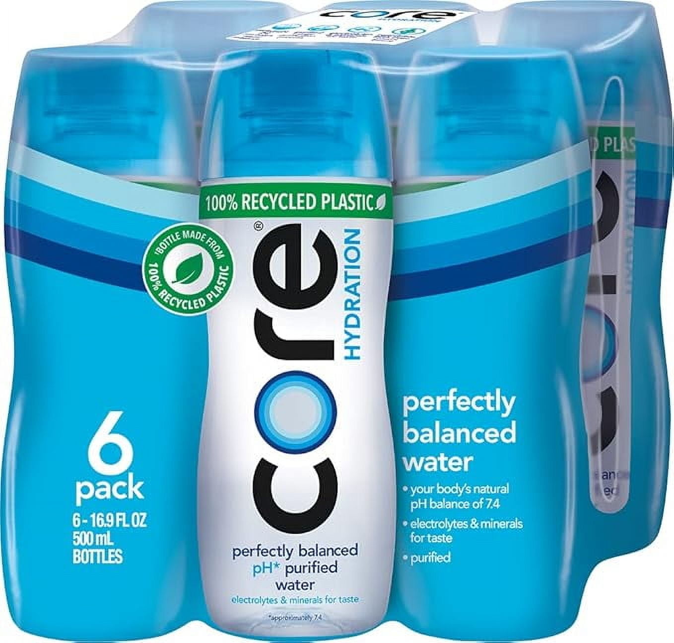 CORE Hydration Nutrient Enhanced Water, .5 L bottles, 6 Pack - Walmart.com