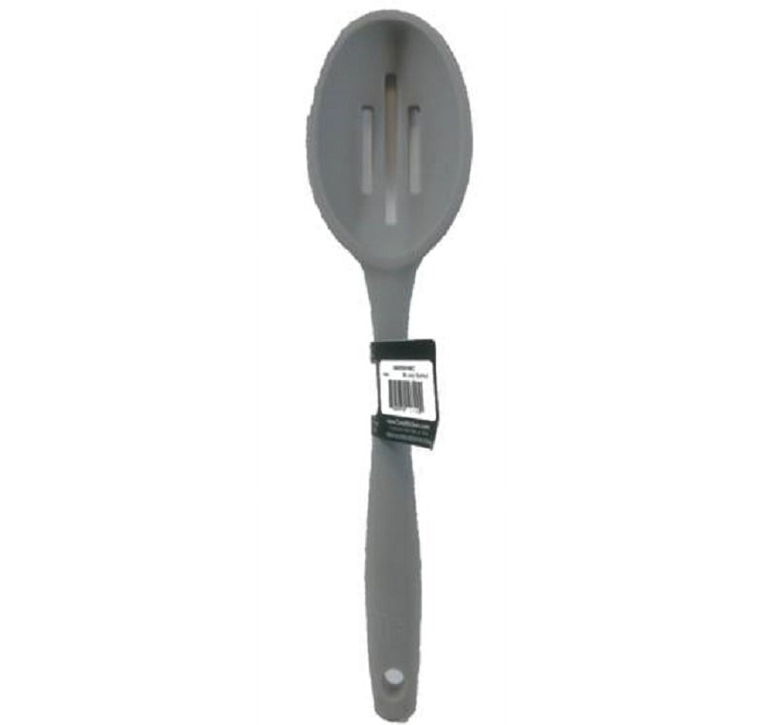 CORE KITCHEN Silicone Slotted Spoon In Grey - Walmart.com