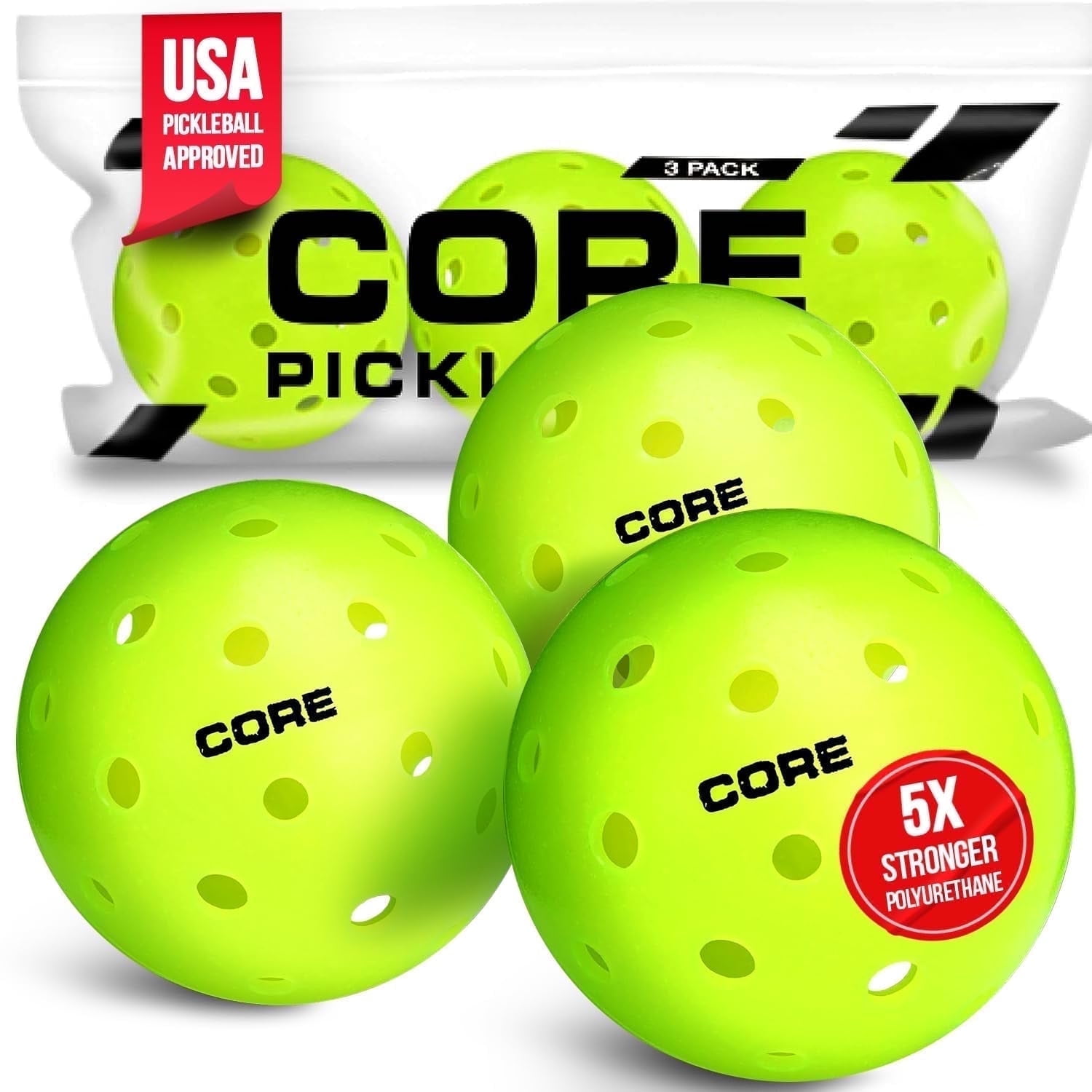 CORE Pickleball Outdoor (3x) - Walmart.com
