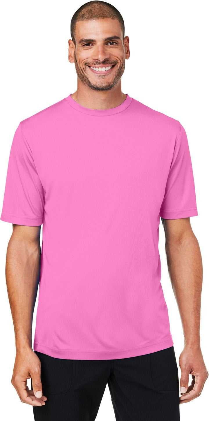 CORE365 CE10 Unisex Capital Performance T-Shirt - CHARITY PINK ...
