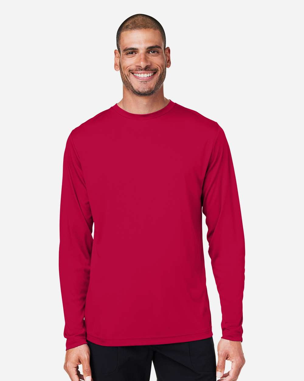 CORE365 CE10L Unisex Capital Long Sleeve Performance T-Shirt-Classic ...