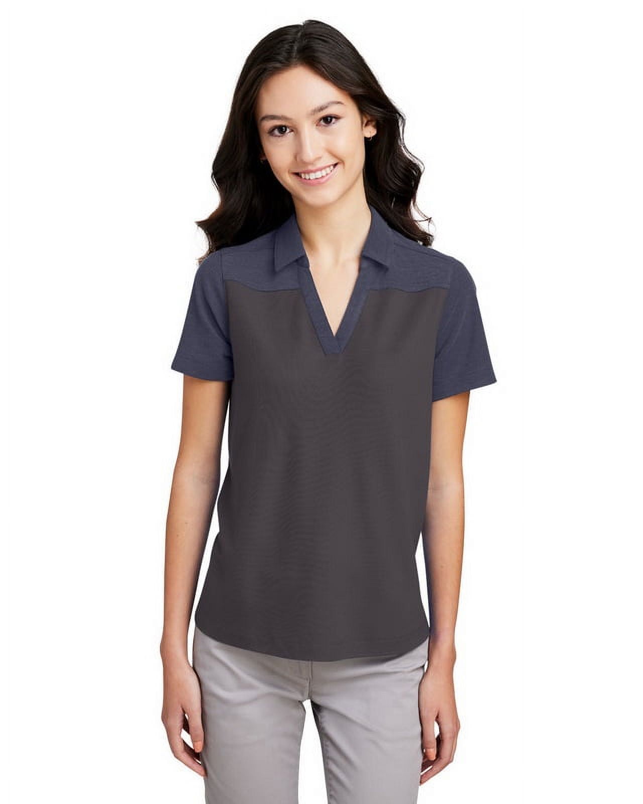 CORE365 CE112CW Ladies' Fusion ChromaSoft Colorblock Polo - Walmart.com