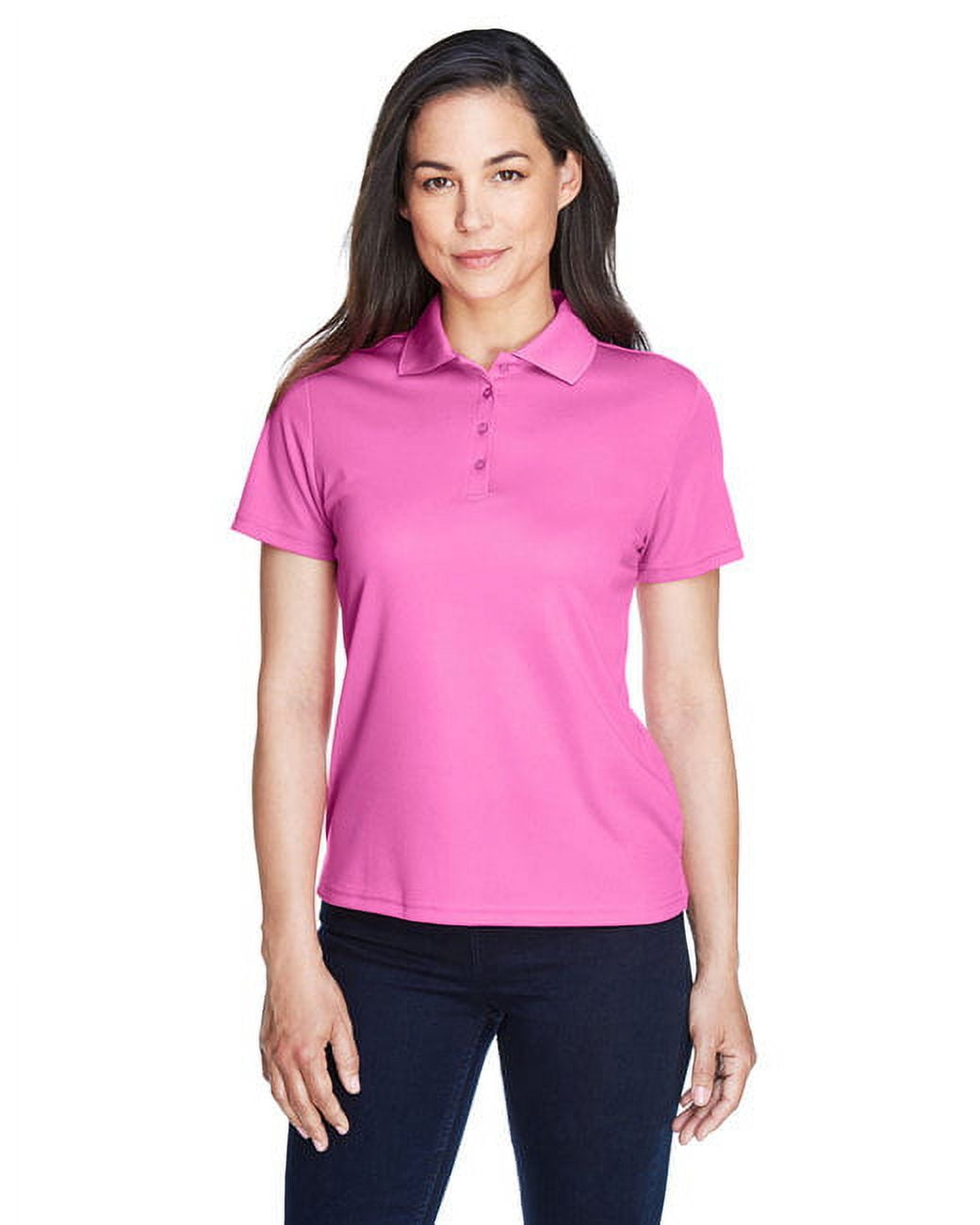 CORE365 78181 Women's Origin Performance Piqué Polo-Charity Pink-L ...