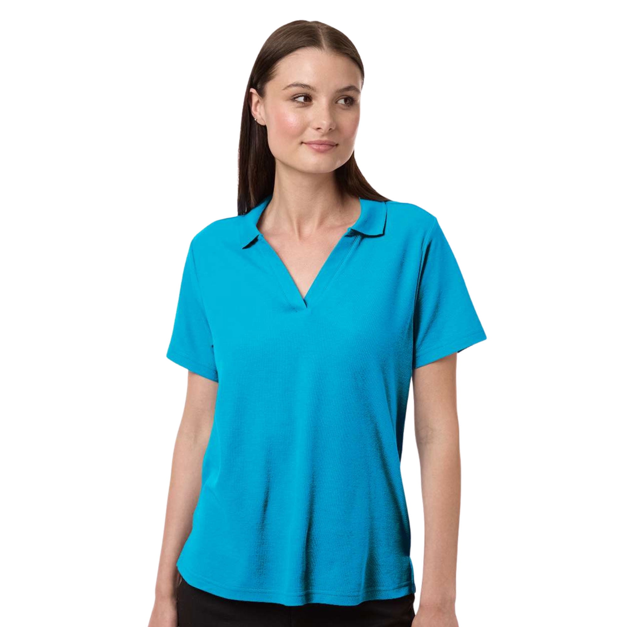 CORE365 Women's Pique Golf Polo Shirts 60/40 Cotton/Recycled Polyester ...
