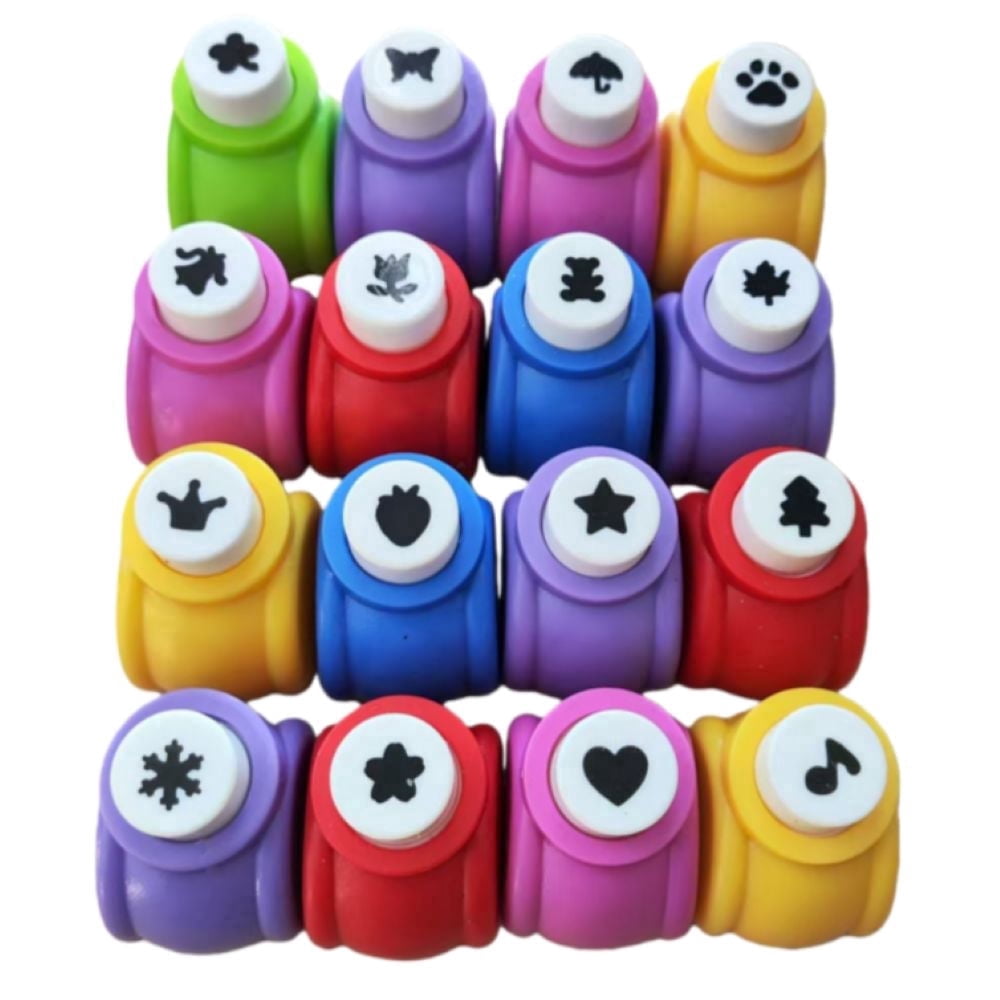 COREBAY 16 Pack Decorative Paper Punch Set, Multicolored Shape Hole ...