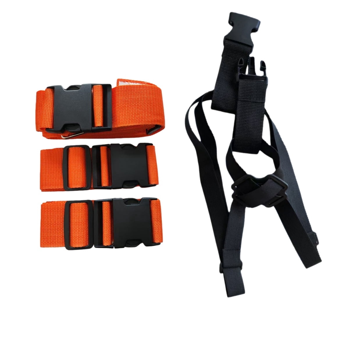 COREBAY 4-Piece Luggage Strap Belt Set, Travel Suitcase Bands with ...