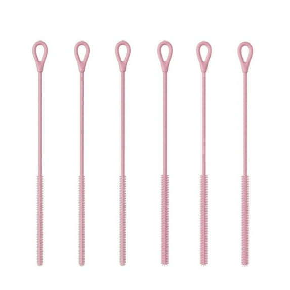 COREBAY 6-Pack Straw Cleaning Brush Set, 3 x 6mm & 3 x 9mm Silicone ...
