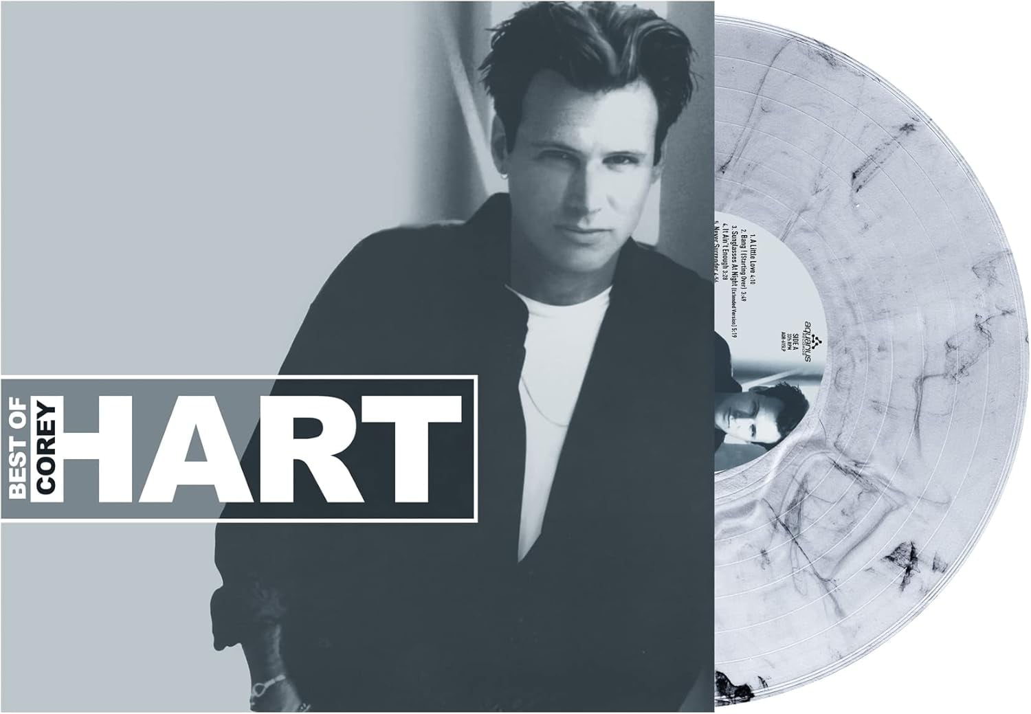 COREY HART - Best Of (Metallic Silver & Black Marble Effect Vinyl 160g ...