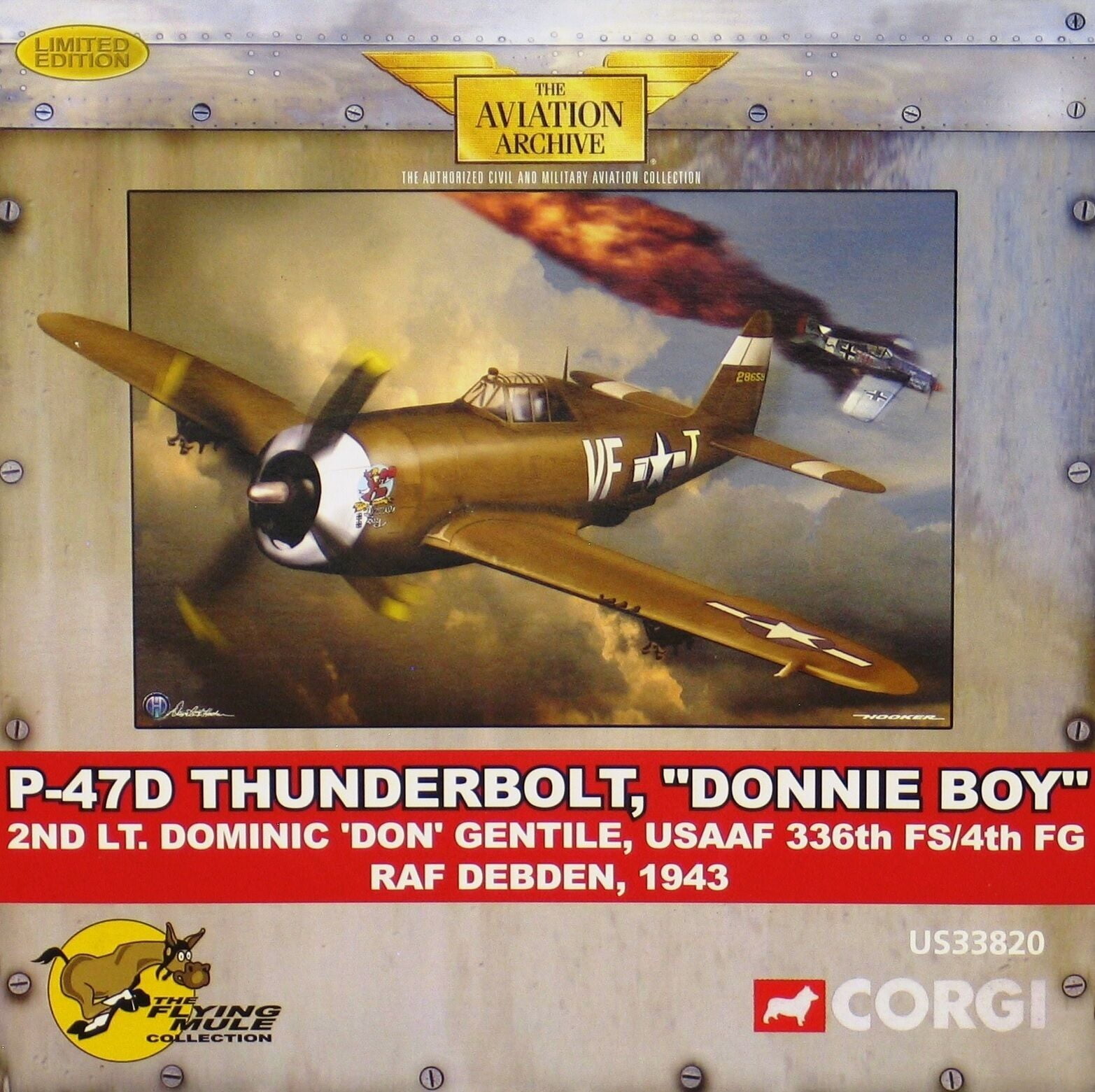 CORGI P-47 THUNDERBOLT DOMINIC GENTILE - Walmart.com