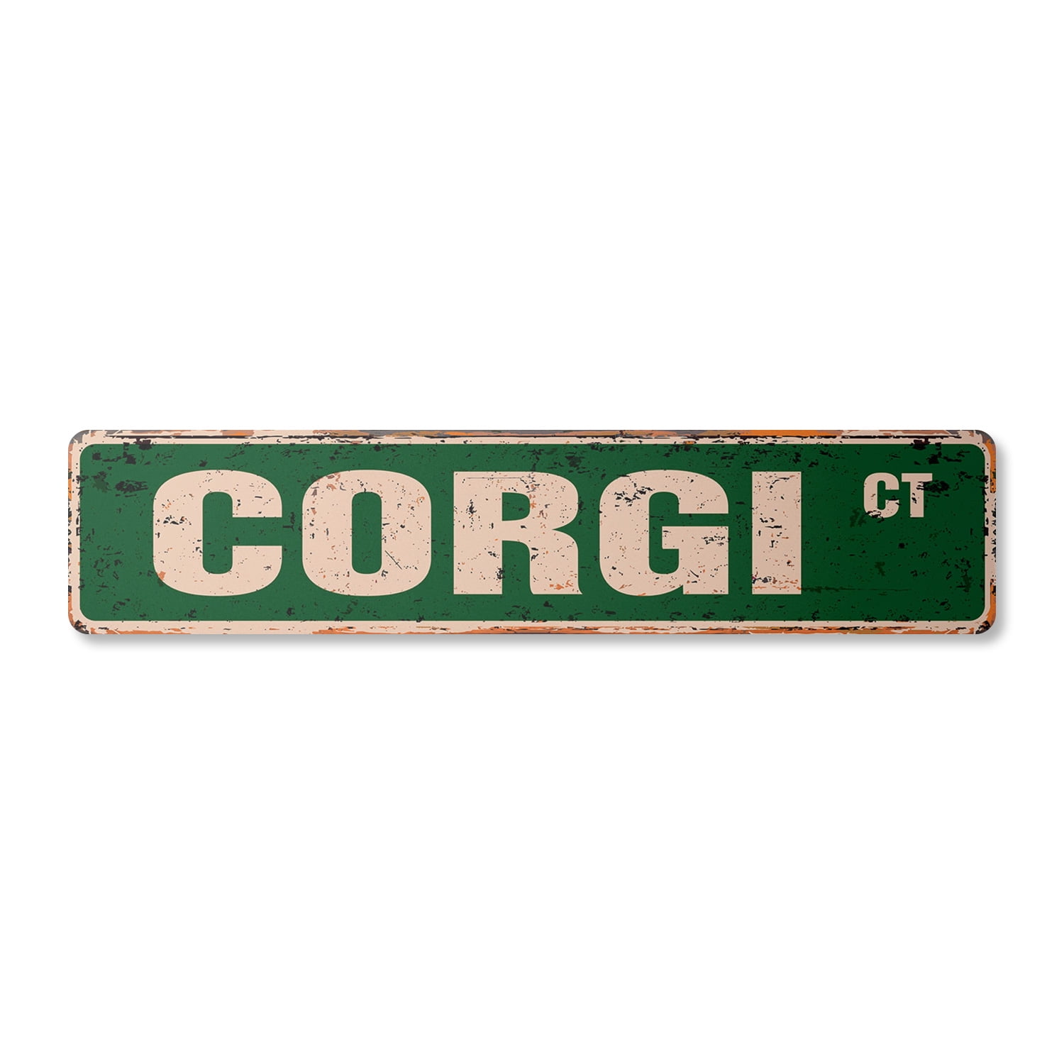 CORGI Vintage Plastic Street Sign dog pet parking lover signs | Indoor ...