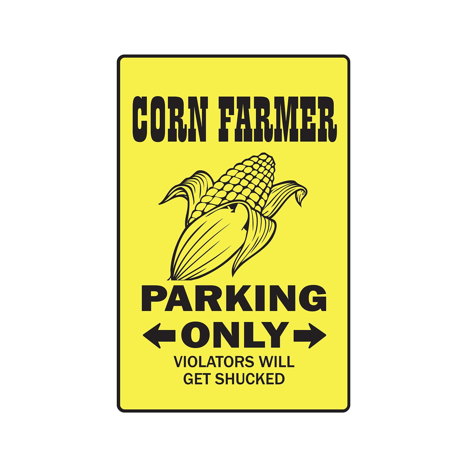 CORN FARMER Decal parking Decals farm tractor produce wheat | Indoor ...