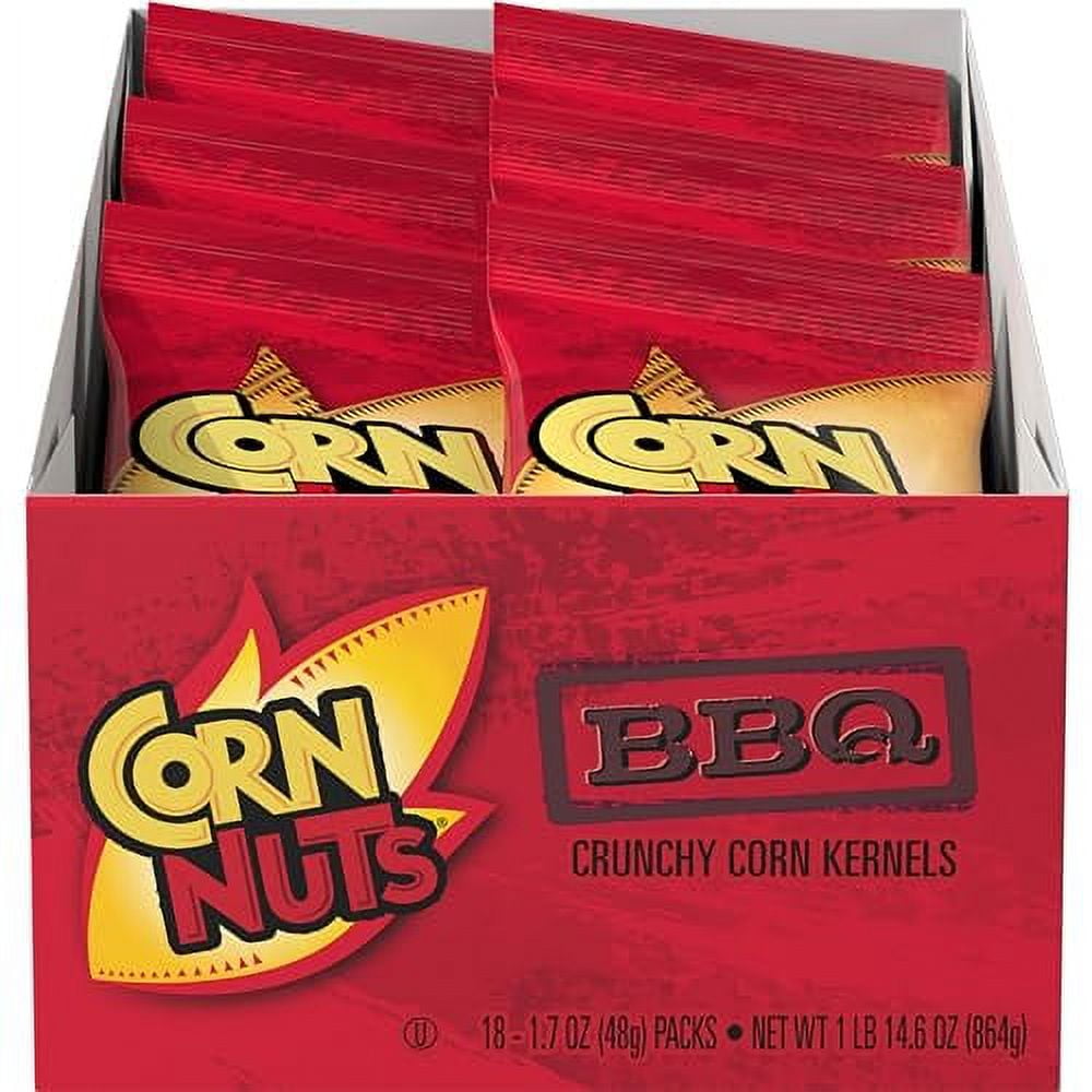 CORN NUTS BBQ Crunchy Corn Kernels Snack, 1.7 Oz. (pack of 18 ...