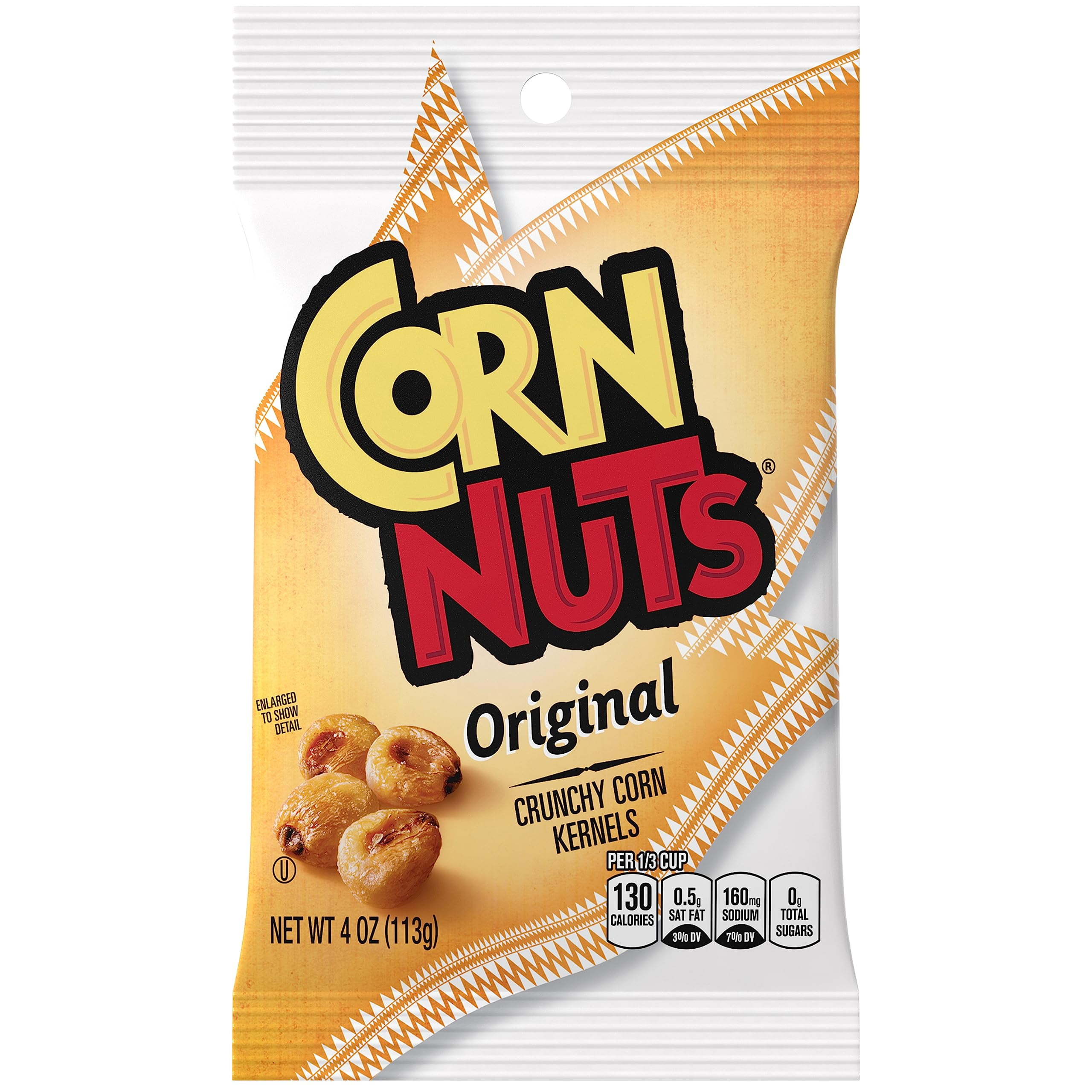 CORN NUTS Original Crunchy Corn Kernels Snack, 4 Ounce (Pack of 12 ...