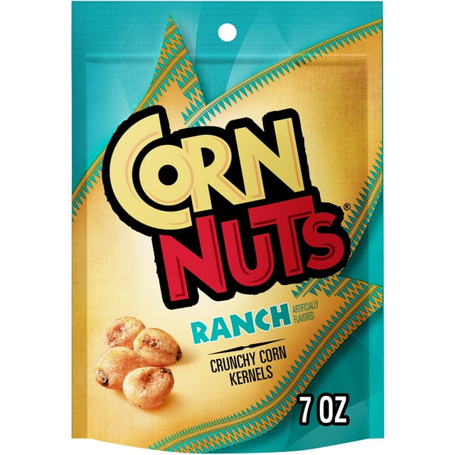 CORN NUTS Flavorful Ranch Crunchy Corn Kernels, 7 oz Resealable Snack ...