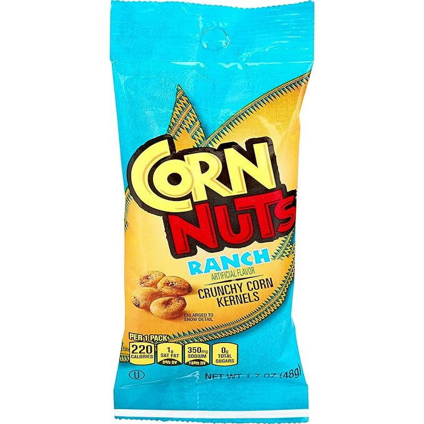 CORN NUTS Ranch Flavored Corn Kernels, Crunchy Corn Snacks, Snack Box ...