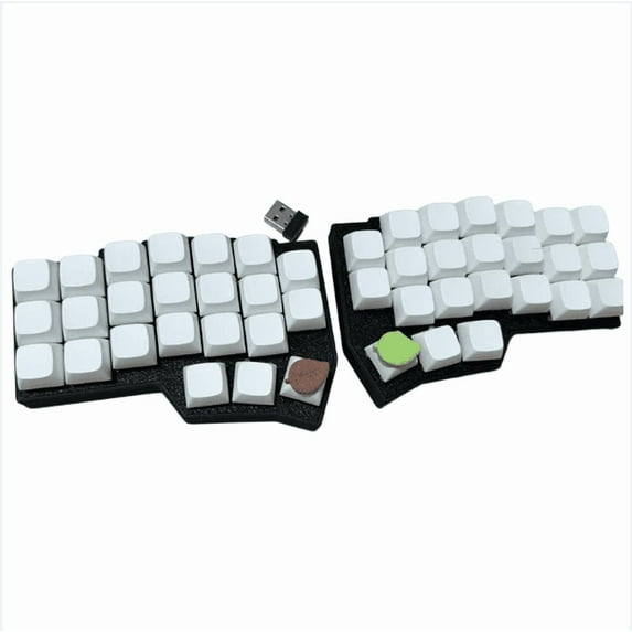 CORNE V4.1 Wireless Split Mechanical Keyboard, 2.4G Ergonomic DIY Hot-Swap VIAL Support Custom ...