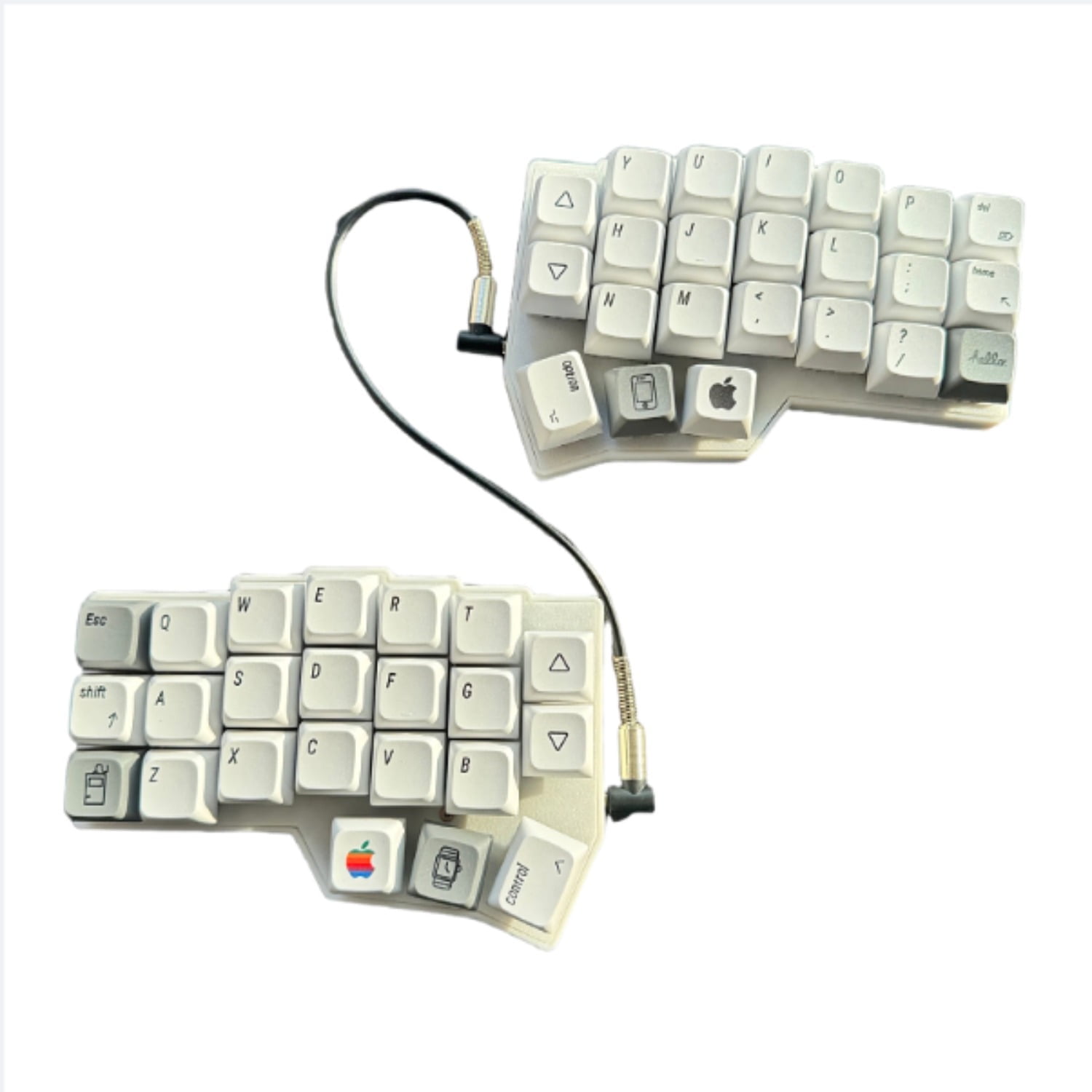 CORNE V4 Split Mechanical Keyboard, Ergonomic Two-Hand DIY Hot-Swap RGB ...