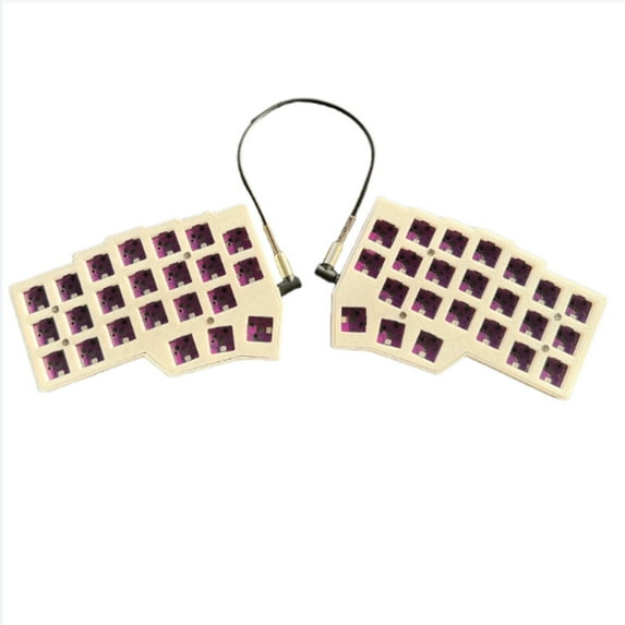 CORNE V4 Split Mechanical Keyboard, Ergonomic Two-Hand DIY Hot-Swap RGB Keyboard with QMK/VIA ...