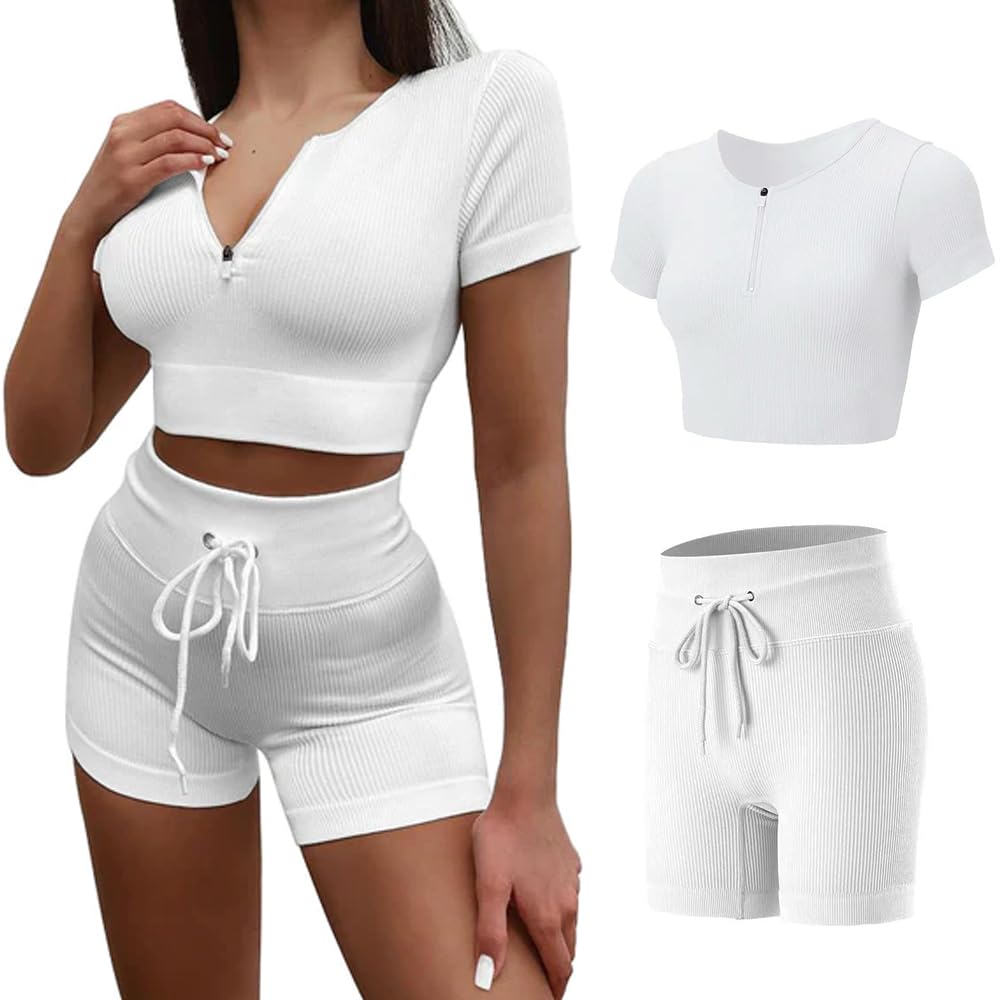 White Mark Women's 2 Piece Lounge Set - Walmart.com