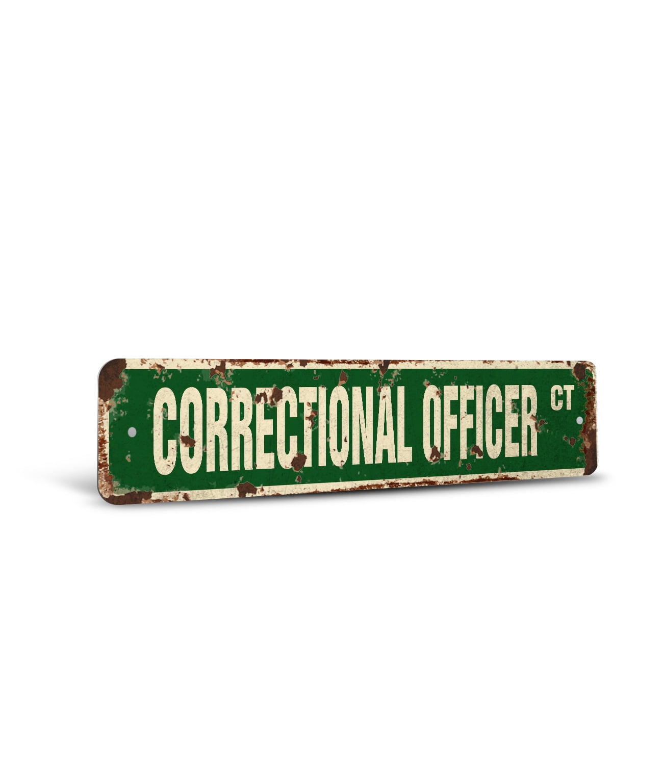 CORRECTIONAL OFFICER Vintage Style Rustic Street Sign – Prison Jail ...