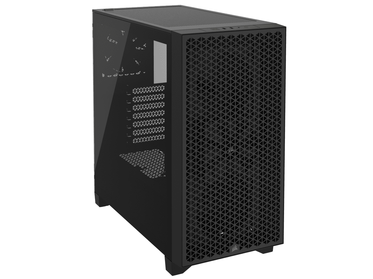 Corsair AIRFLOW Mid-Tower Desktop Computer Case - Black Tempered Glass ...
