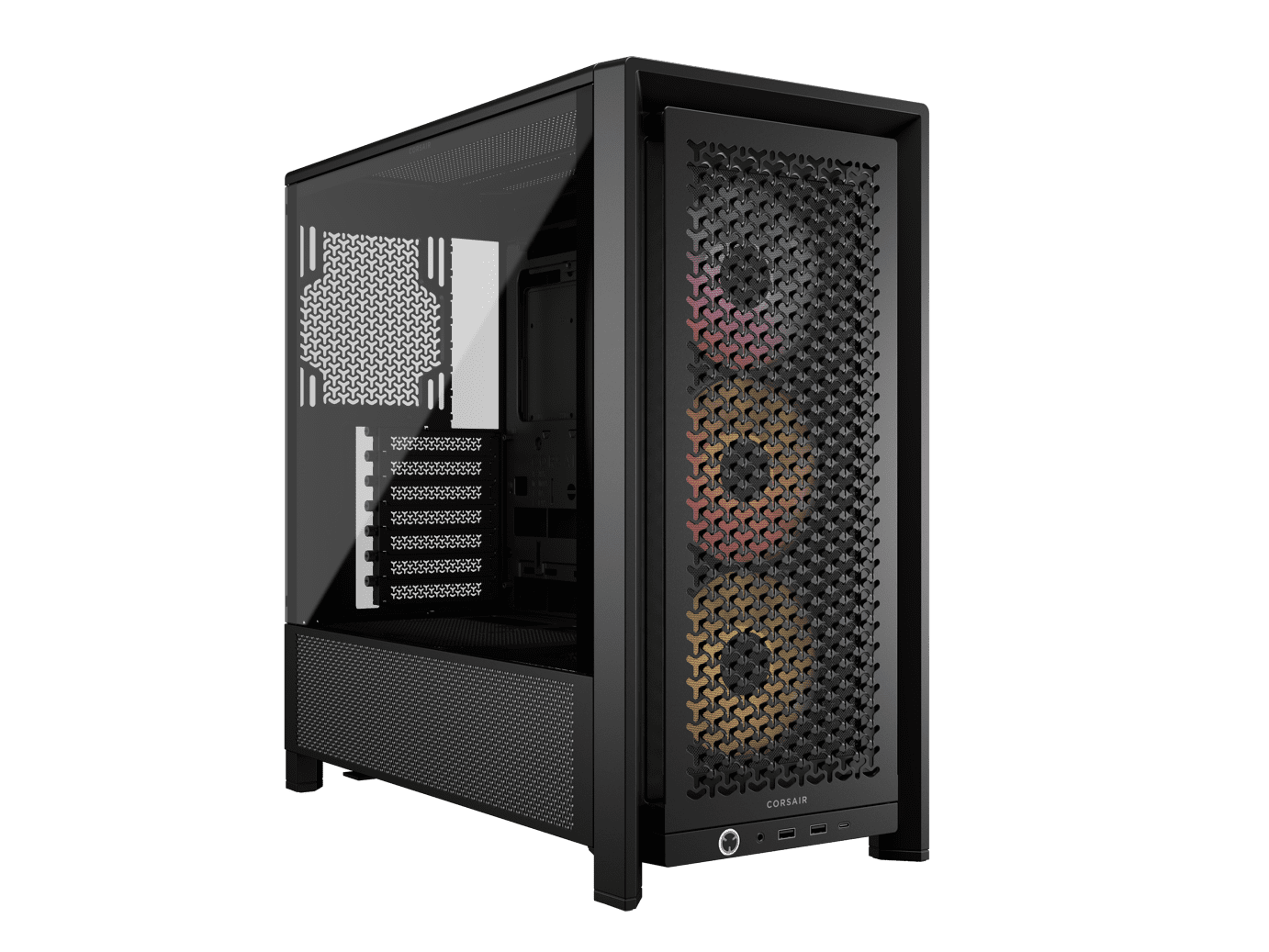 CORSAIR FRAME 4000D RS ARGB Modular High Airflow Mid-Tower PC Case ...