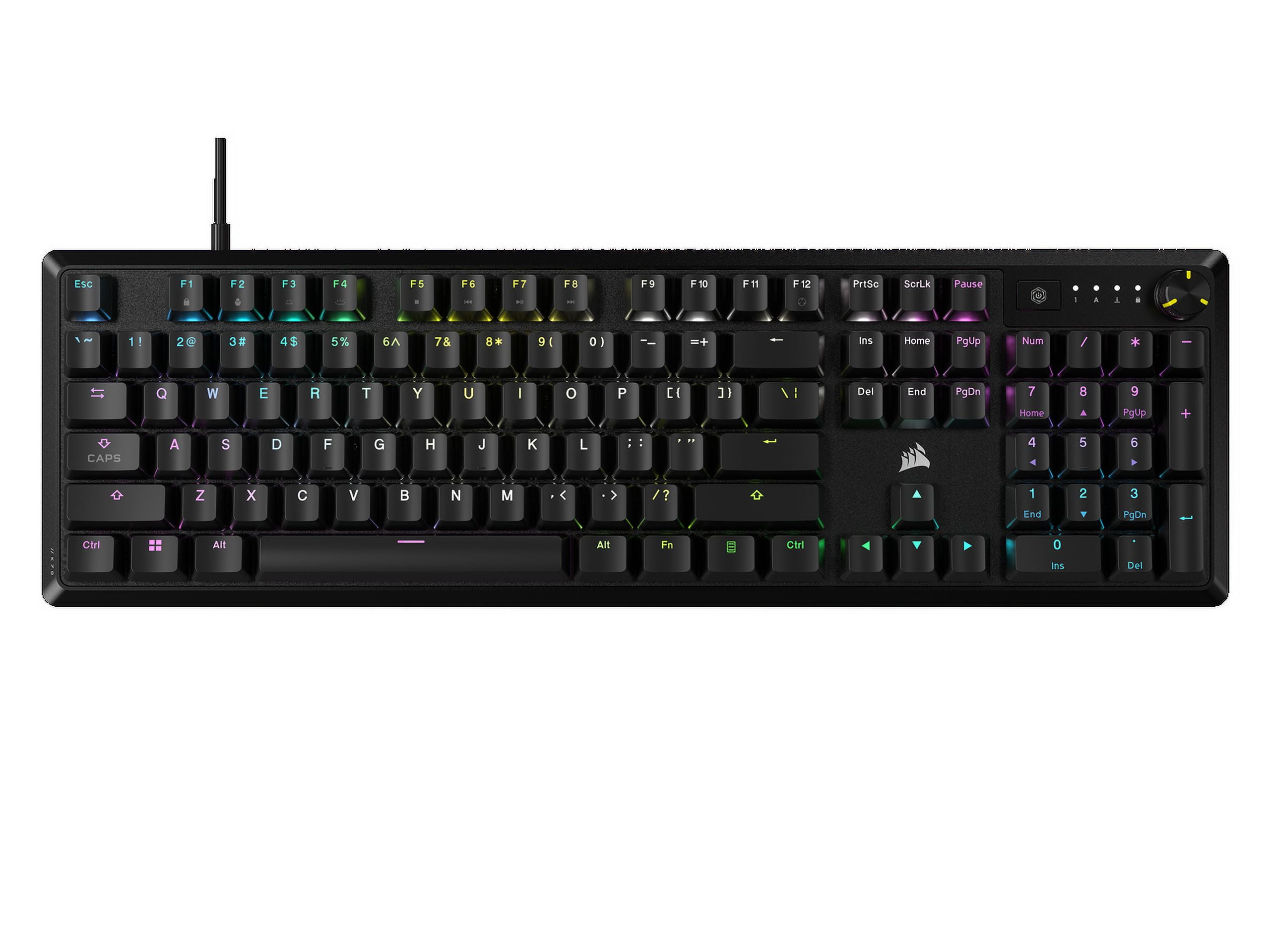 Corsair K70 CORE RGB Mechanical Gaming Keyboard, Red Linear Switches ...