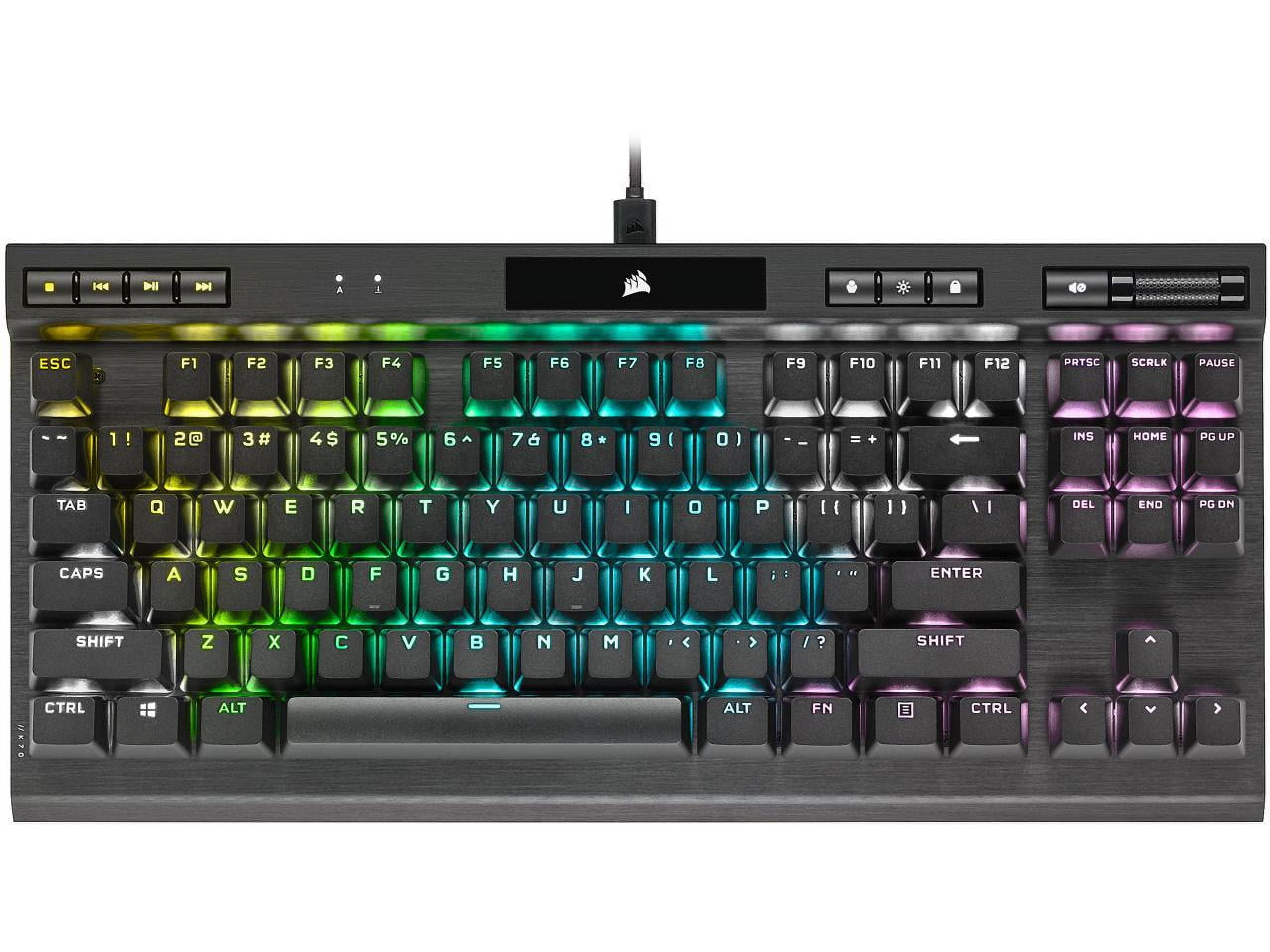 CORSAIR K70 RGB TKL – Champion Series Tenkeyless Mechanical Gaming ...