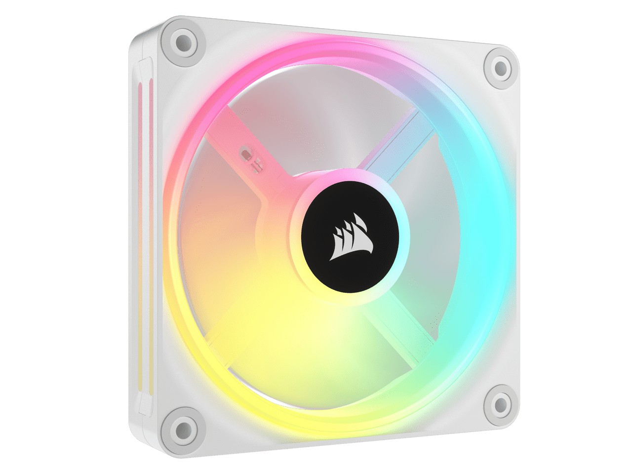 Corsair QX RGB Series, iCUE LINK QX120 RGB Fan, 120mm Magnetic Dome ...