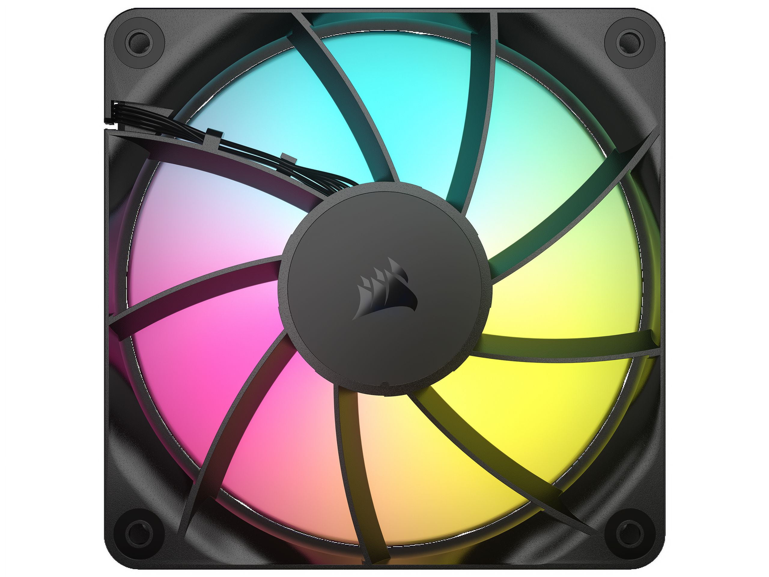 CORSAIR RS120 ARGB PWM 120mm Fan - Simplified Control - Daisy-Chain 4 ...
