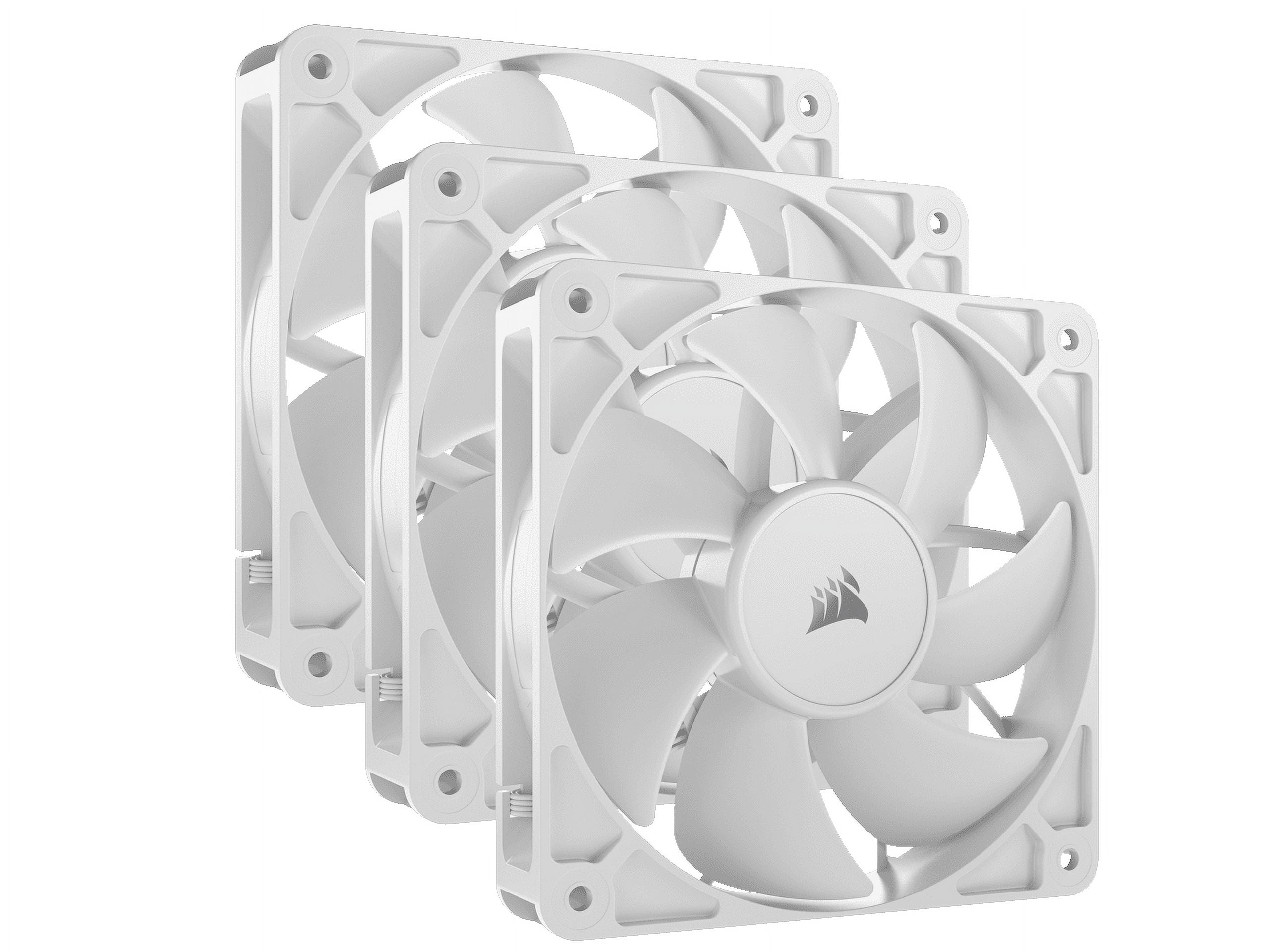 Corsair RS120 120mm PWM Fans, Triple Pack, White - Walmart.com