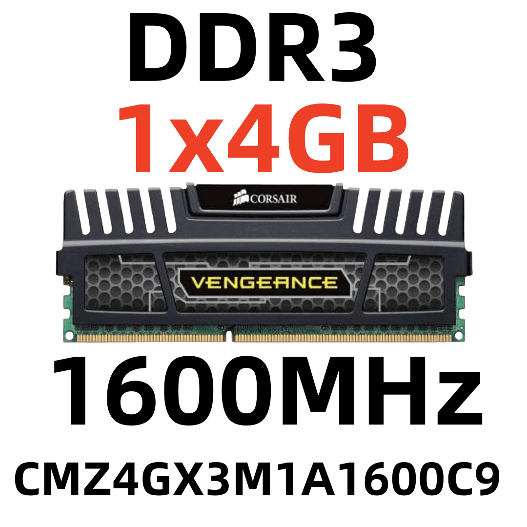 CORSAIR Vengeance DDR3 4GB RAM Desktop Memory DIMM For PC ...