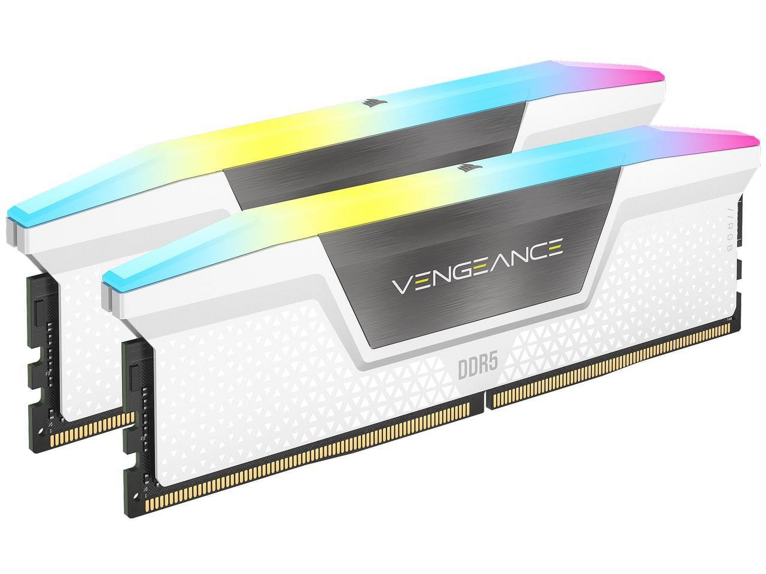 CORSAIR Vengeance RGB 32GB (2 x 16GB) 288-Pin PC RAM DDR5 6400 (PC5 ...