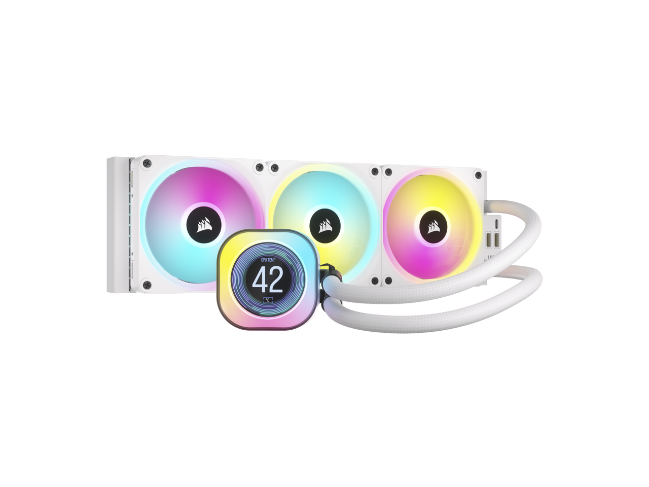 CORSAIR HYDRO Series H150i PRO RGB 360mm AIO Liquid CPU Cooler CW ...