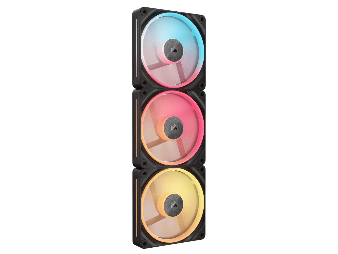 CORSAIR iCUE LINK LX120-R RGB 120mm PWM Reverse Fans Starter Kit ...