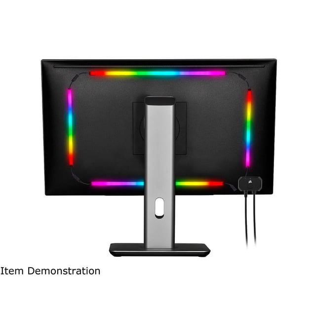 CORSAIR iCUE LS100 Smart Lighting Strip Starter Kit, CD-9010001-NA ...